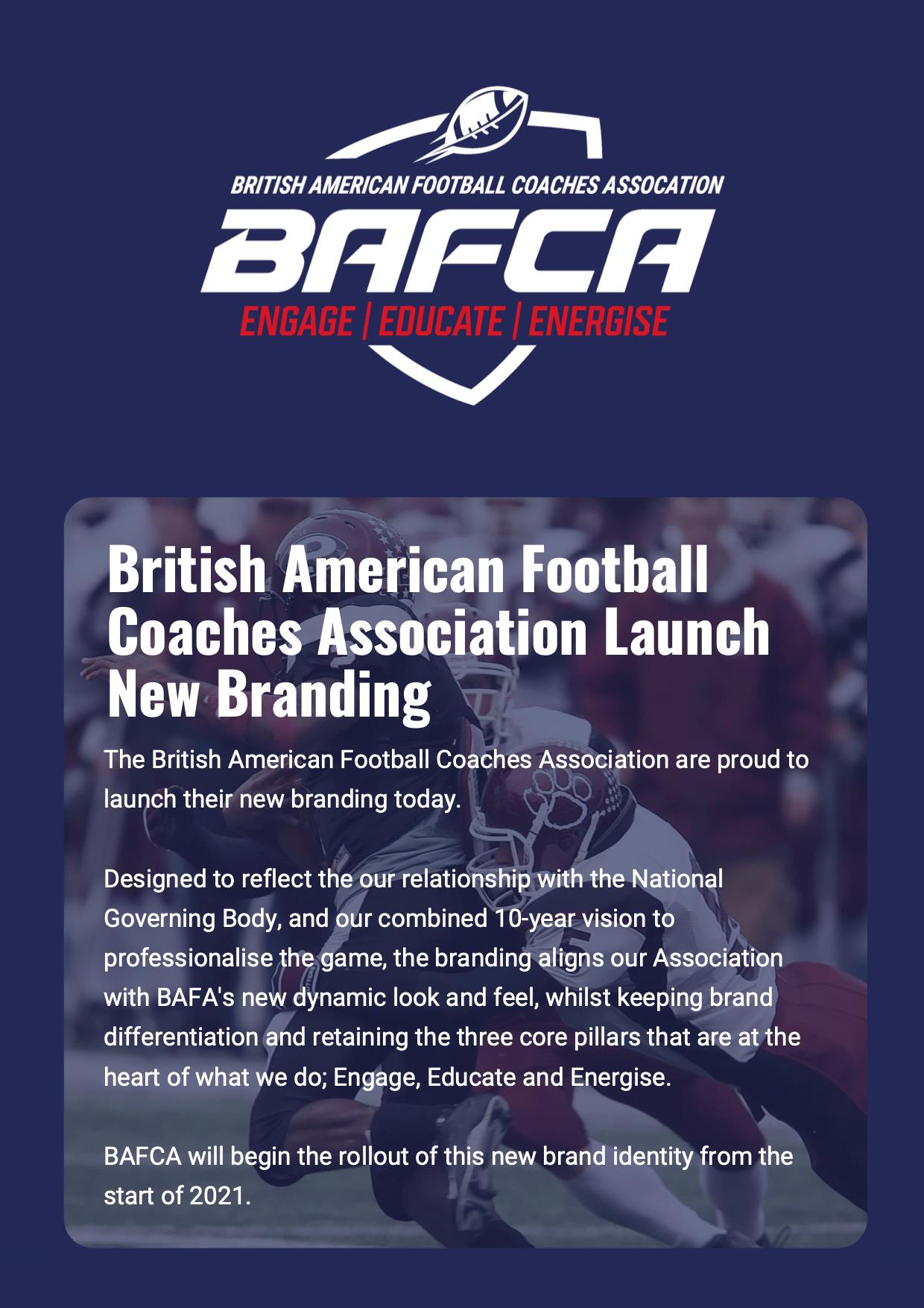 BAFCA are delighted to share our new brand identify, to be rolled out ...